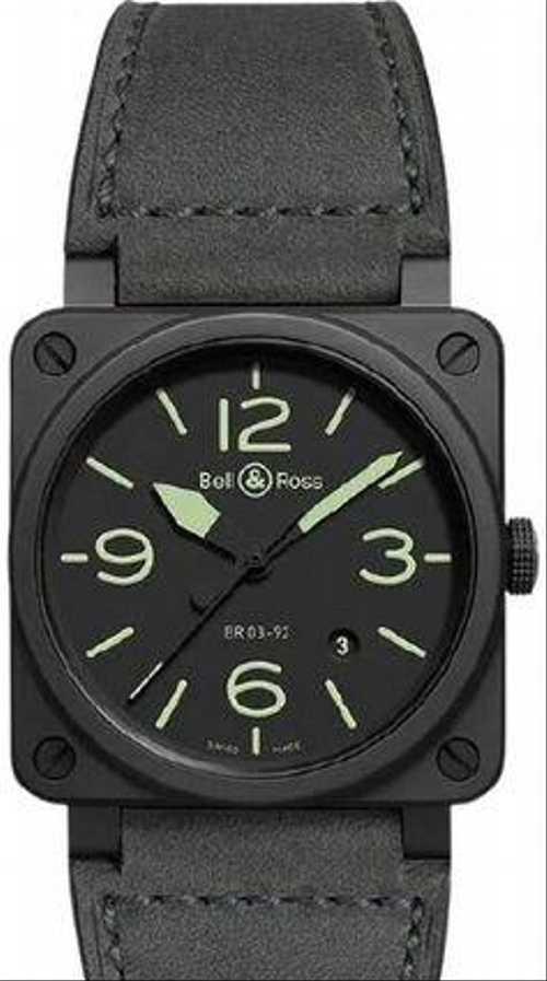 Часы Bell & Ross Instruments BR0392-BL3-CE/SCA