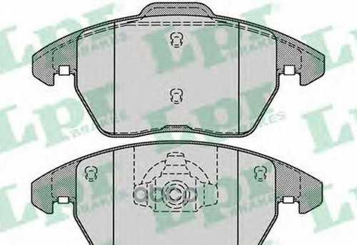 Колодки тормозные дисковые 05P1248 Lpr