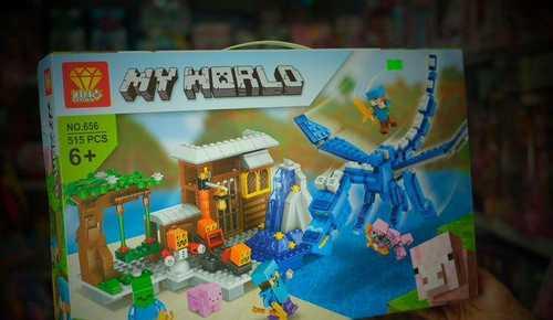 Конструктор Lego MY world minecraft