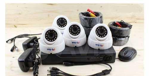 Комплект видеонаблдения 1-16 камер с кабелем