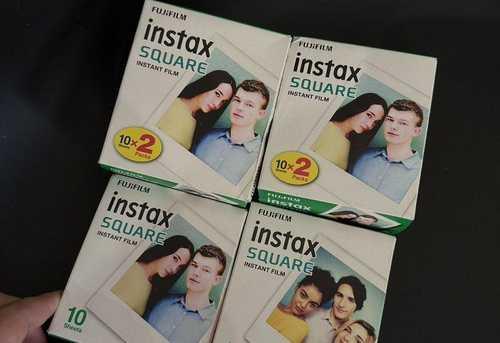 Катриджи для instax square 10x2, 10 штук