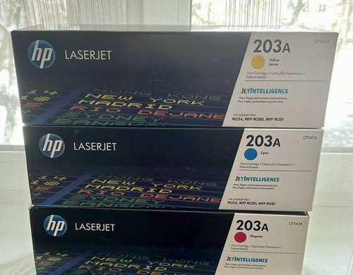 Картридж HP LaserJet A203 CF541A CF542A CF543A