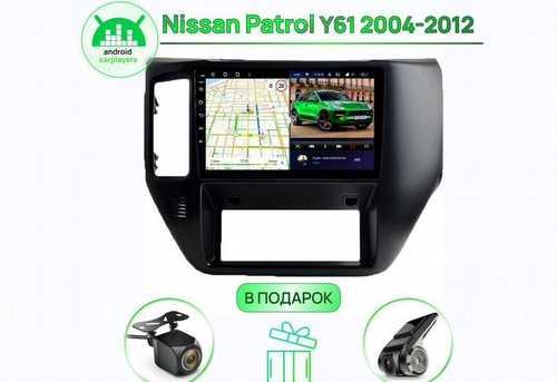 Магнитола 2.32 Nissan Patrol Y61 2004-2012 Андроид