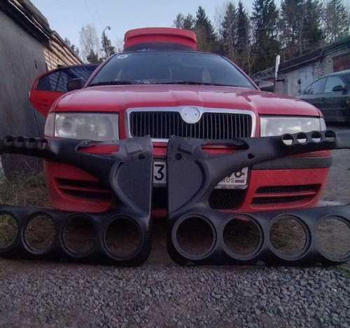 Дверные карты автозвук Октавия Тур