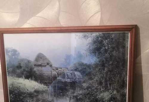 Картина "Старая мельница" Поленов
