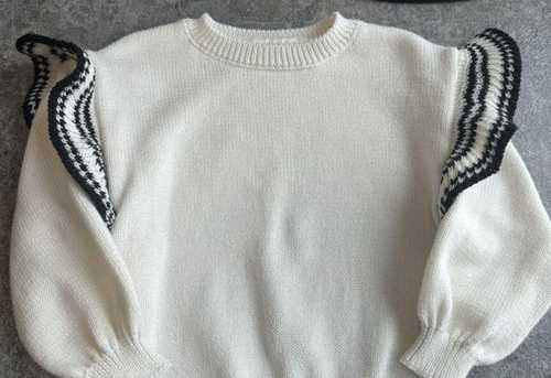 Вязаный свитер детский 98