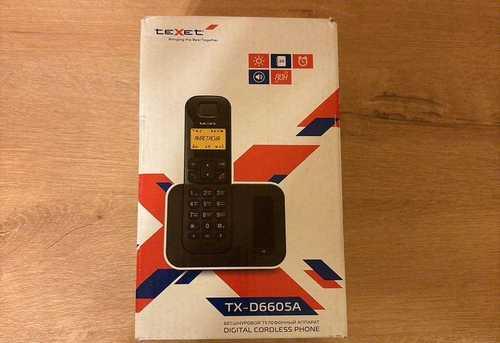 Телефон городской радио Dect Texet TX-D6605a