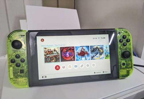 Nintendo Switch rev 1 400гб прошитая моды