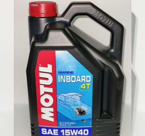 Масло моторное Motul Marine Inboard 15w40 4T, 5 л