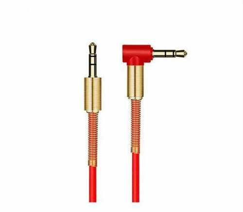 Аудиокабель auxac01 Jack 3.5 мм красный 1м(новый)