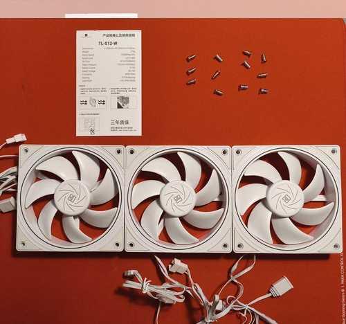 Корпусный вентилятор Thermalright TL-s12w white 4ш