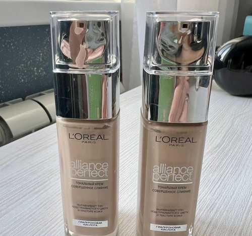 Крем тональный loreal alliance 2N, 3N новые