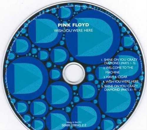 Компакт диск Pink Floyd 1975 Wish You Were Here