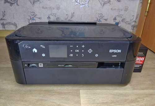 Цветной струйный принтер Epson L810 пробег 2835 ст