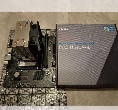 Сборка комплект intel core i3-10105f MSI PRO H510