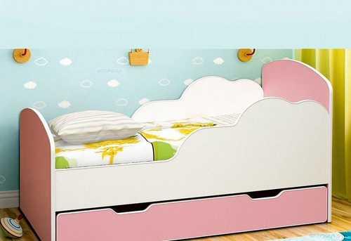 Детская кровать от 3 лет с бортиками. Разные цвета