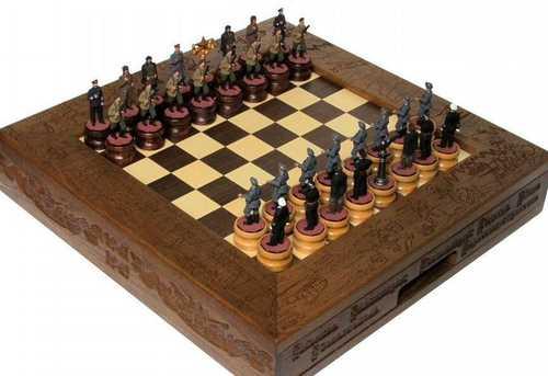 Шахматы резные деревянные