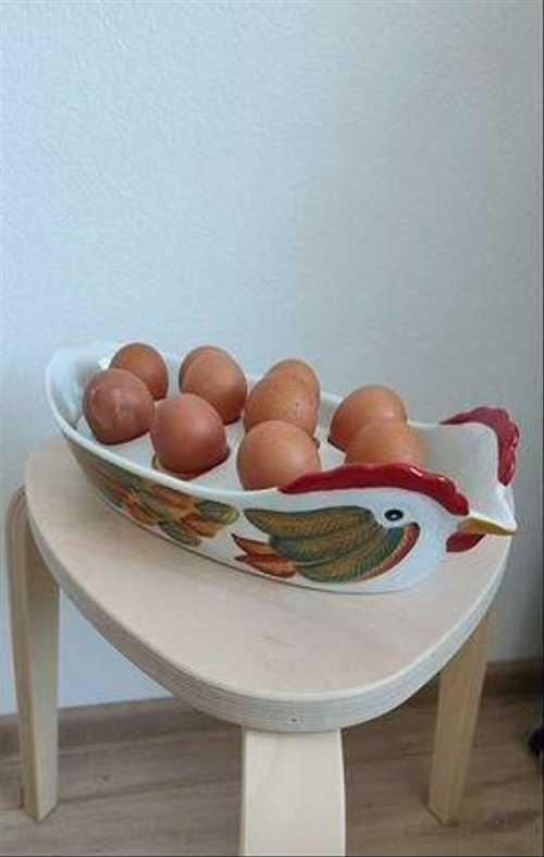 Шёлковые пёрышки подставка для яиц фарфор