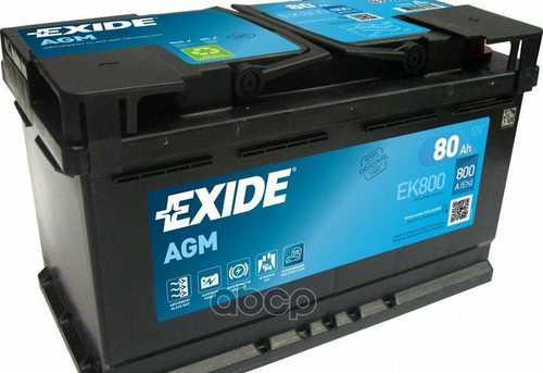 Exide EK800 AGM аккумуляторная батарея 19.5/17