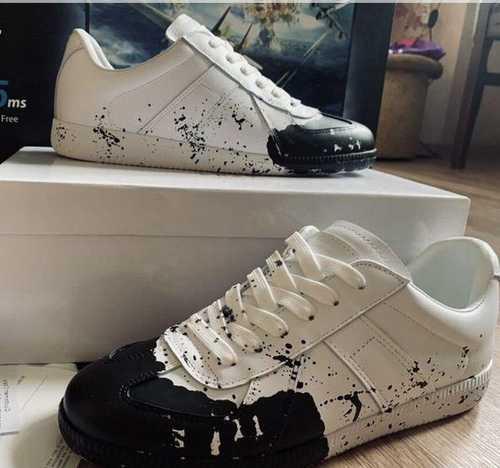 Maison margiela replica painted кроссовки