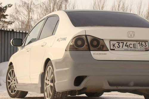 Задний бампер honda civic