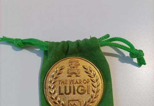 Сувенирная монета Luigi из Nintendo club