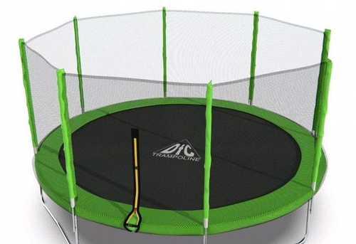 Батут DFC Trampoline Fitness с сеткой 14ft