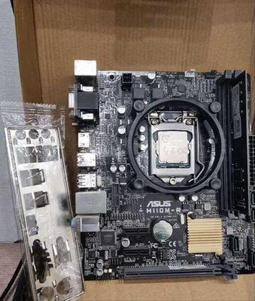 Комплект LGA1151 Asus Intel G4560 4 потока 4GB SSD