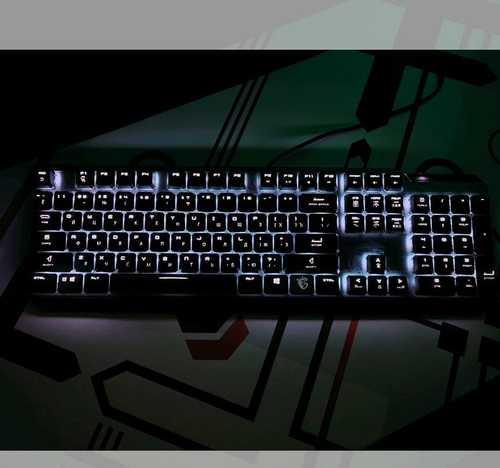 Игровая клавиатура msi vigor gk50 low profile