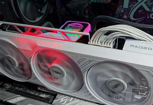 Новая Белая sapphire rx7700xt