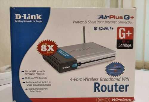 Wi-Fi роутер / маршрутизатор D-Link DI-824VUP+