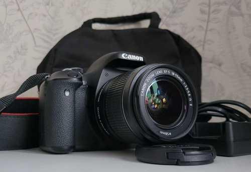 Зеркальный фотоаппарат Canon 600D Как новый