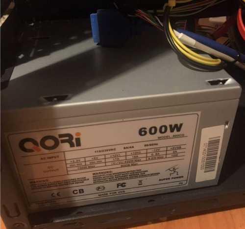 Блок питания 600w