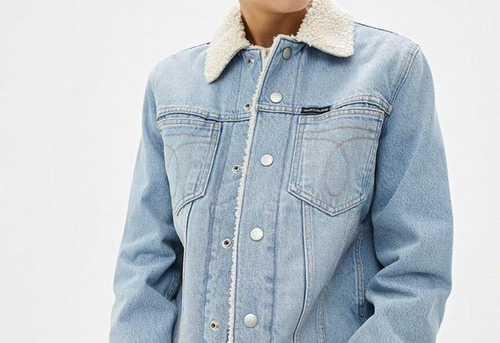 Джинсовая куртка шерпа Calvin Klein