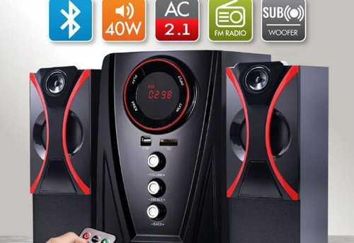 Акустическая система 2.1 с Bluetooth Ginzzu GM-407