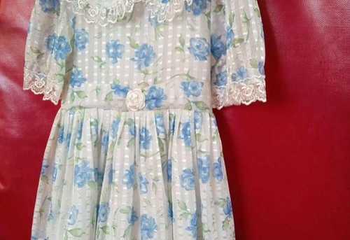 Платье на девочку 7-10 лет