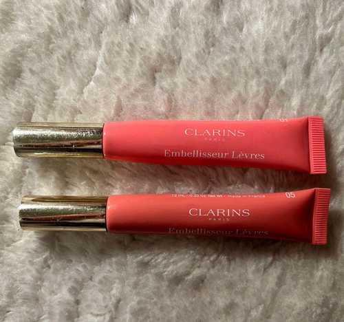 Clarins блеск для губ 01 и 05