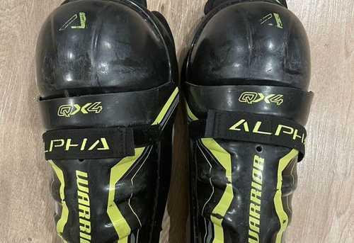 Щитки хоккейные Warrior Alpha QX4. JR 11''/28см