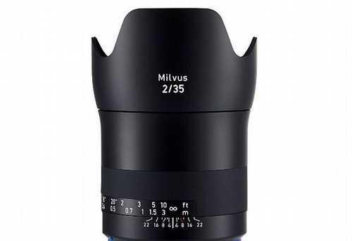 Объектив Zeiss Milvus 35mm f/2 ZE Lens for Canon E