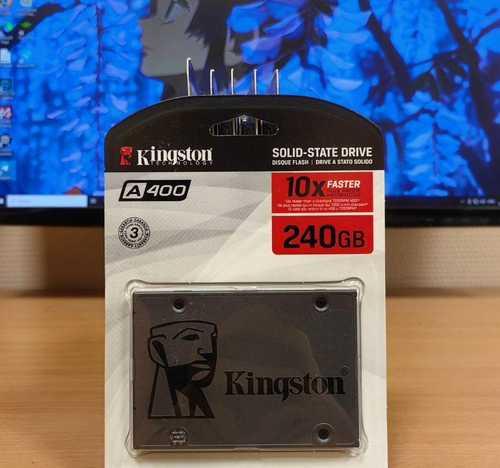 Ssd kingston a400 240gb, ssd240 ссд