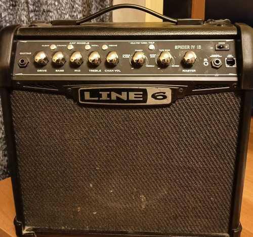 Line 6 Spider IV 15 процессорный комбоуселитель