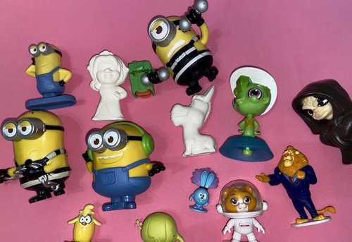 Игрушки пакетом Миньоны игрушки макдональдс
