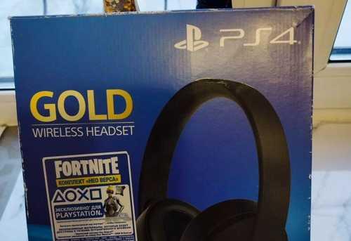 Наушники Sony PlayStation Wireless gold