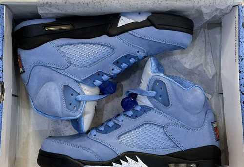 Nike AIR jordan 5 retro UNC university blue