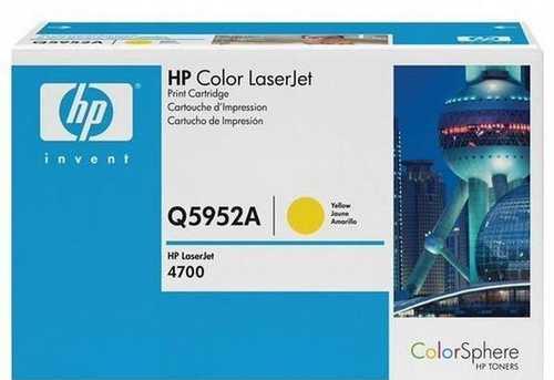 Картридж HP Q5952A (643A) лазерный жёлтый
