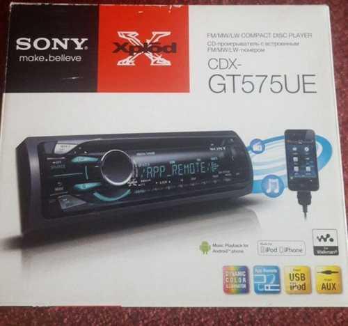 Магнитола sony cdx GT575UE