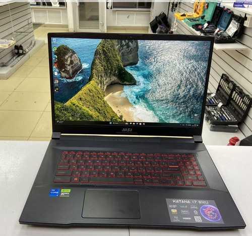 Ноутбук MSI katana 17 B12U (B12UCR-1024XRU-BB512