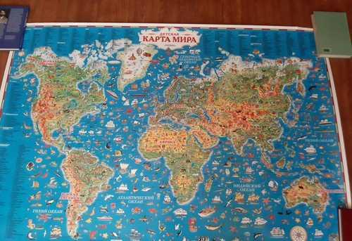 Детская карта мира