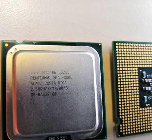 Процессор 2х ядерный Intel Dual Core, AMD