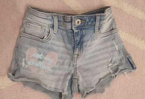 O'Stin джинсовые шорты для девочки 148 см